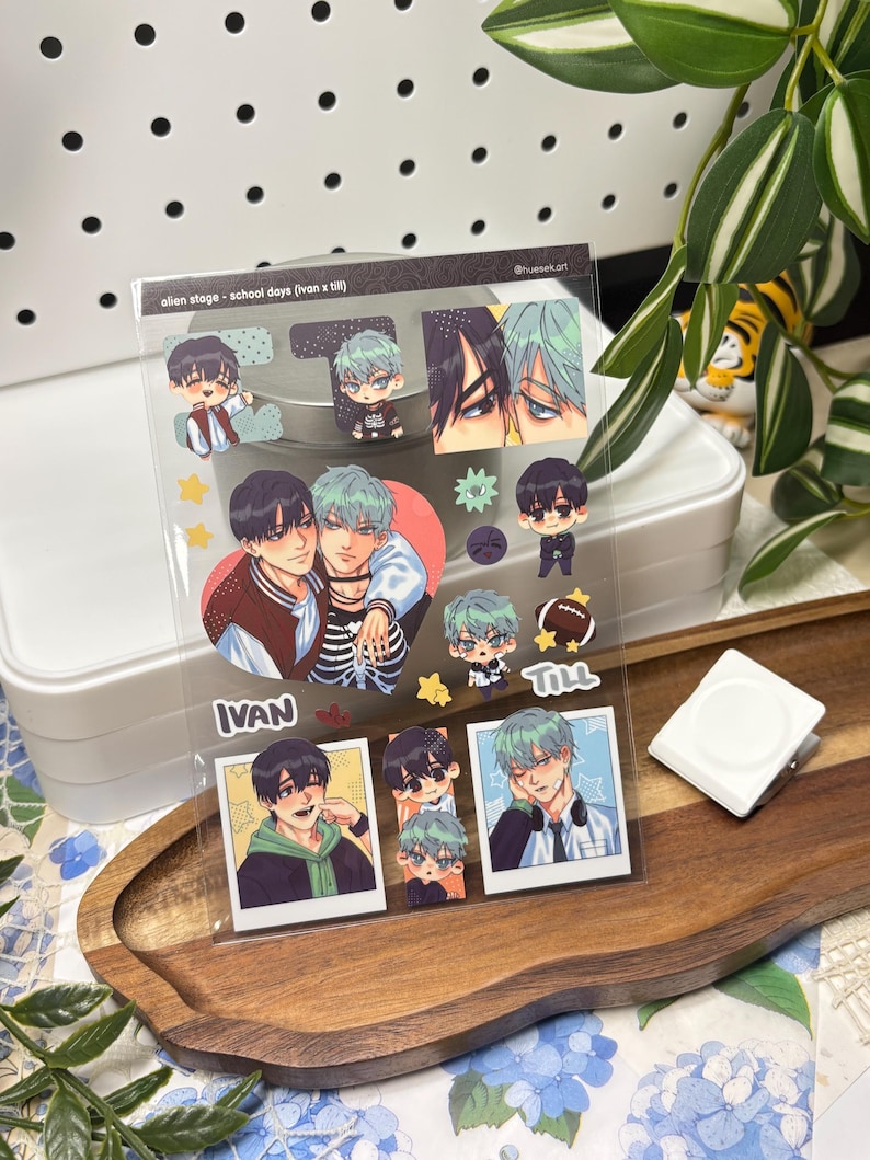 ALNST | Ivan, Till, Mizi, Sua, Luka, Hyuna | Sticker Sheet | 6x4 ...
