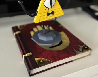 Mini Bill Cipher Statue - Cipher Hunt Statue - Gravity Falls Inspired ...
