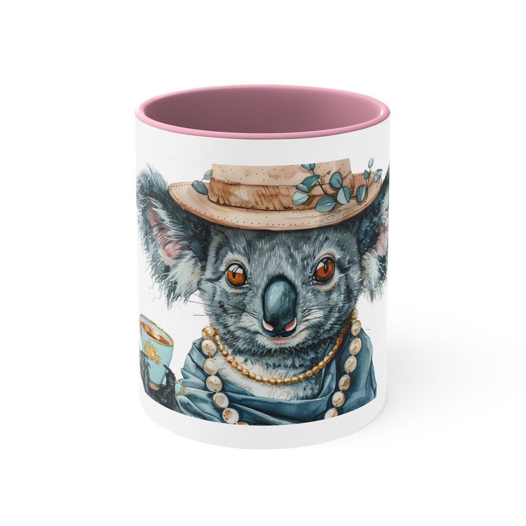 Koala Mug Kola Bear Mug Tea Mug Here for the Tea Watercolor Gift for ...