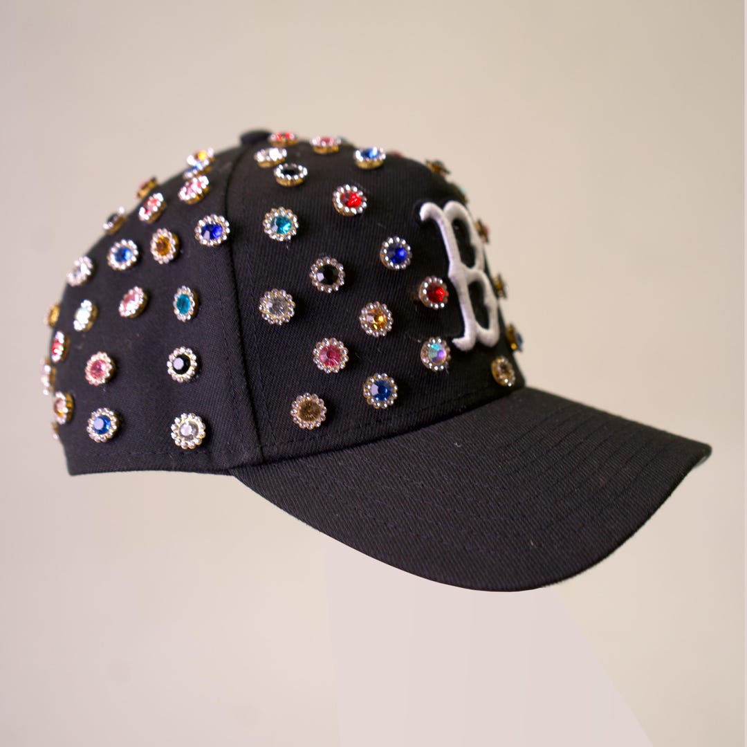 Custom New Era Snapback Hat With Hand-placed Gems – Unique & Stylish ...