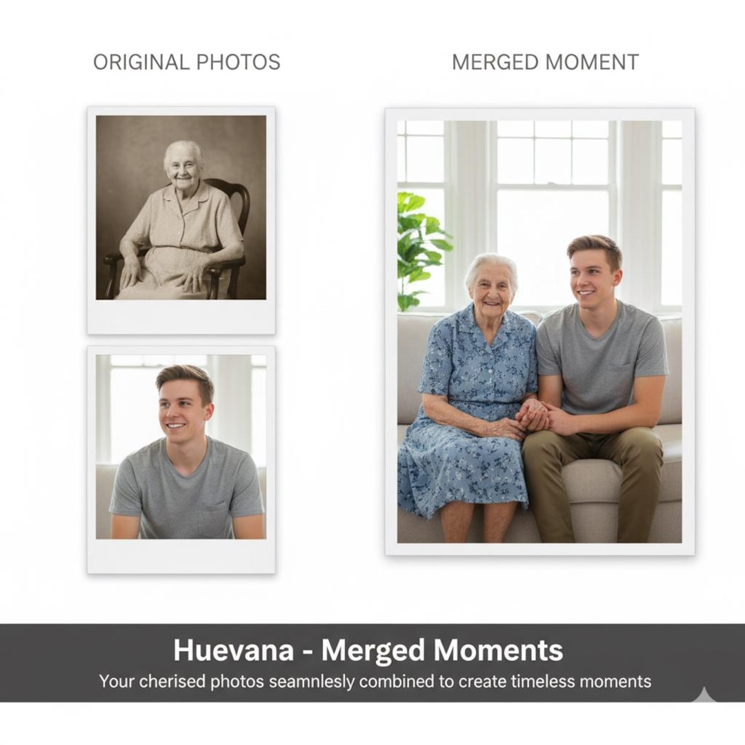 Merge Multiple Photos Into One Scene — A Unified Family Portrait - Etsy