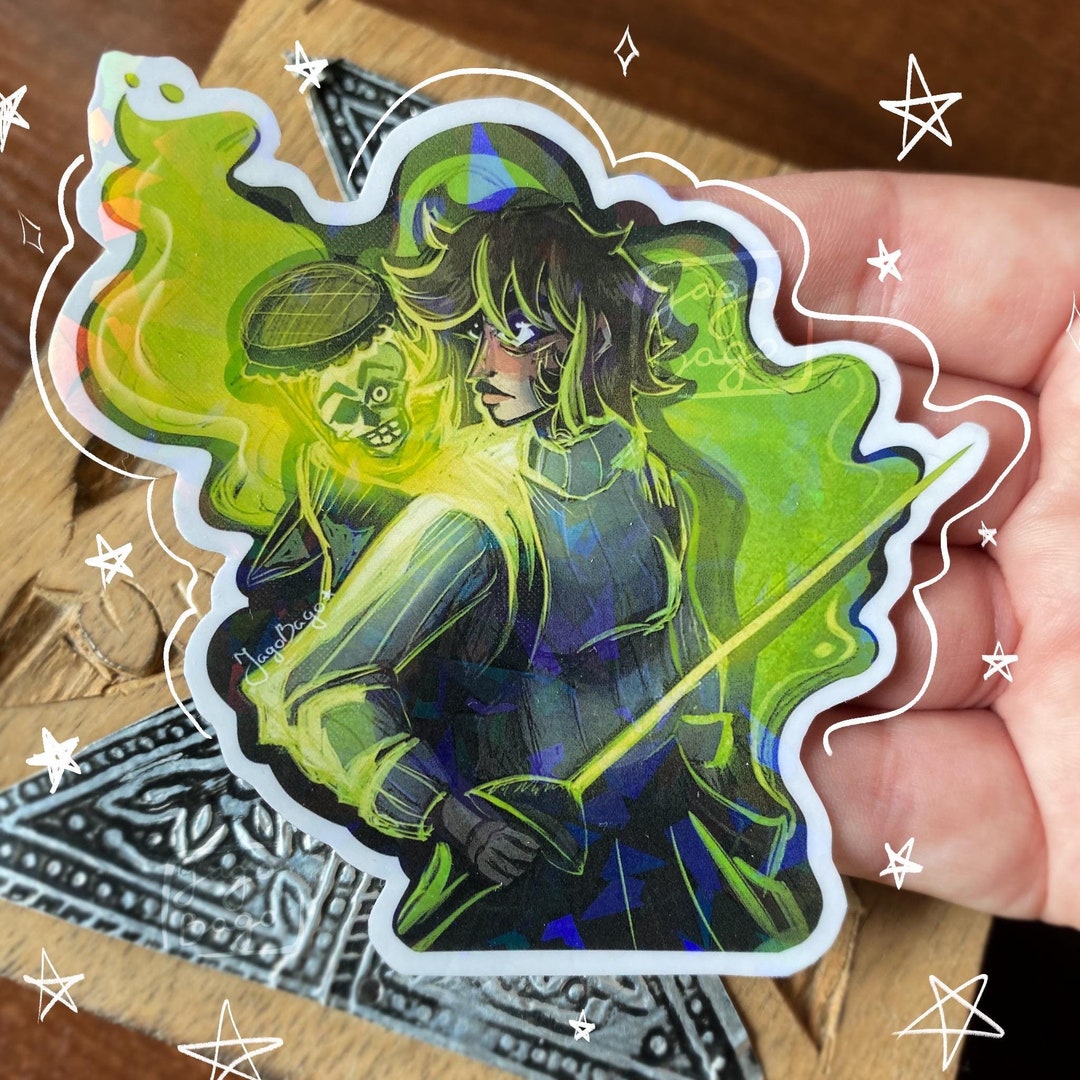 Lucy & the Skull Lockwood and Co Stickers Handmade Holographic Sticker ...