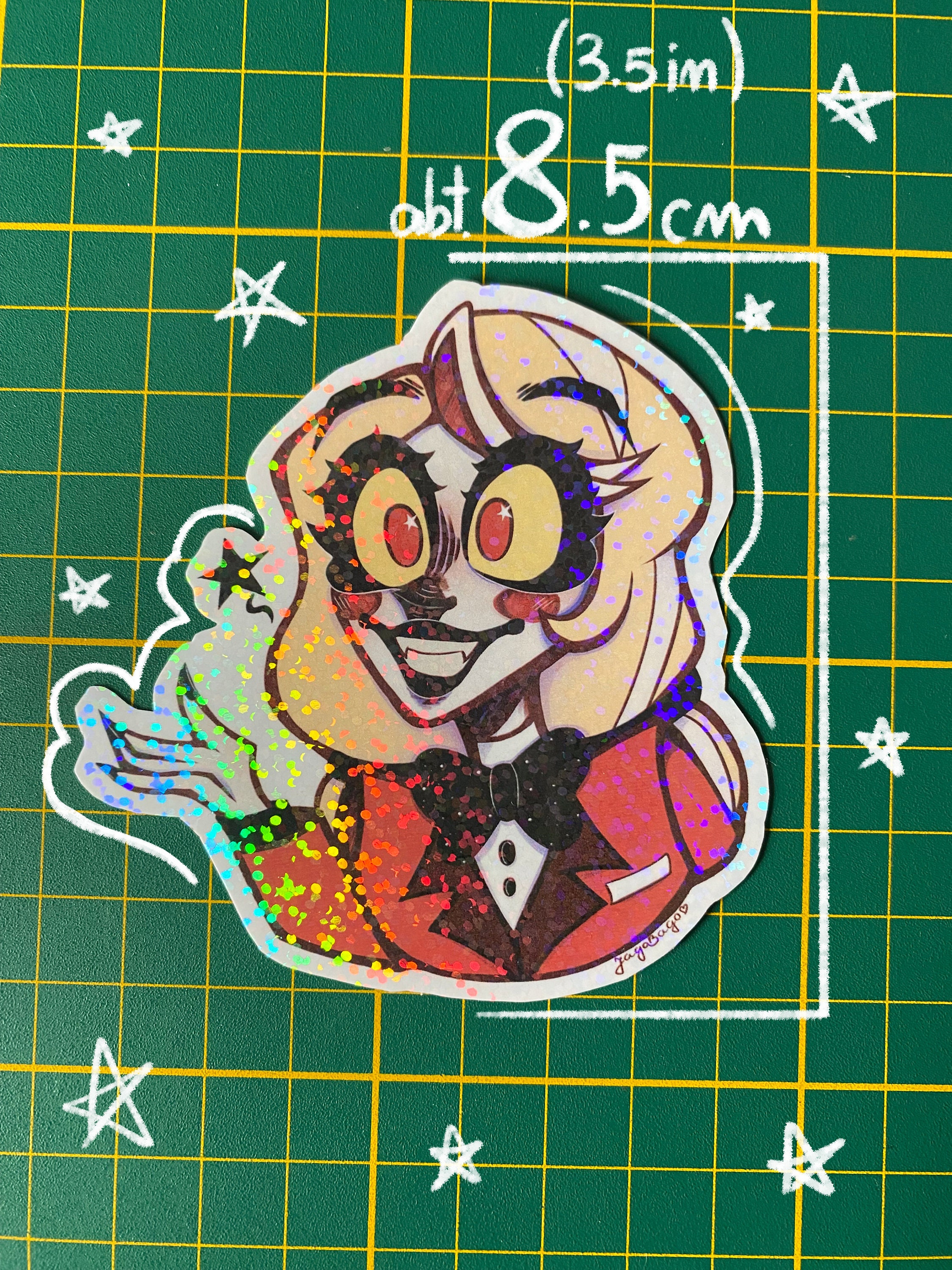 Hazbin Hotel Stickers Hazbin Hotel Charlie, Angel Dust Vinyl ...