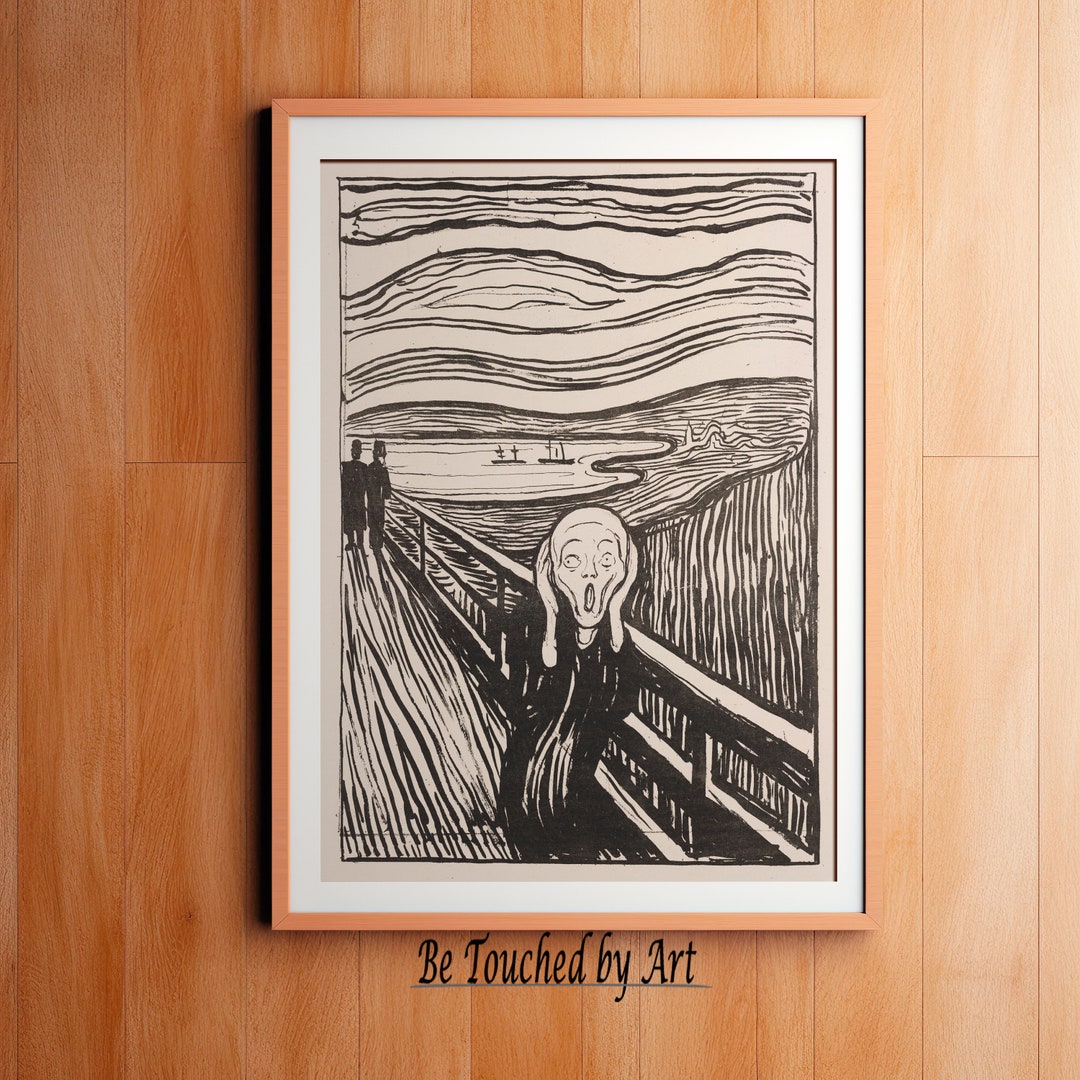 The Scream, Edvard Munch, 1900, Printable Art, Digital Art - Etsy