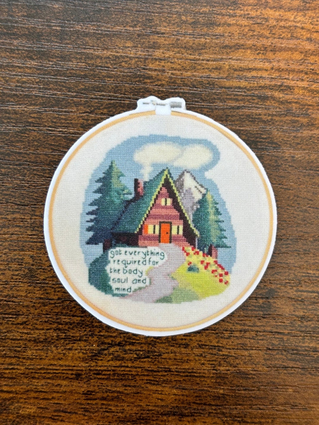 Lumpy Beanpole & Dirt Cabin Sticker | Billy Strings | Cross-stitch - Etsy
