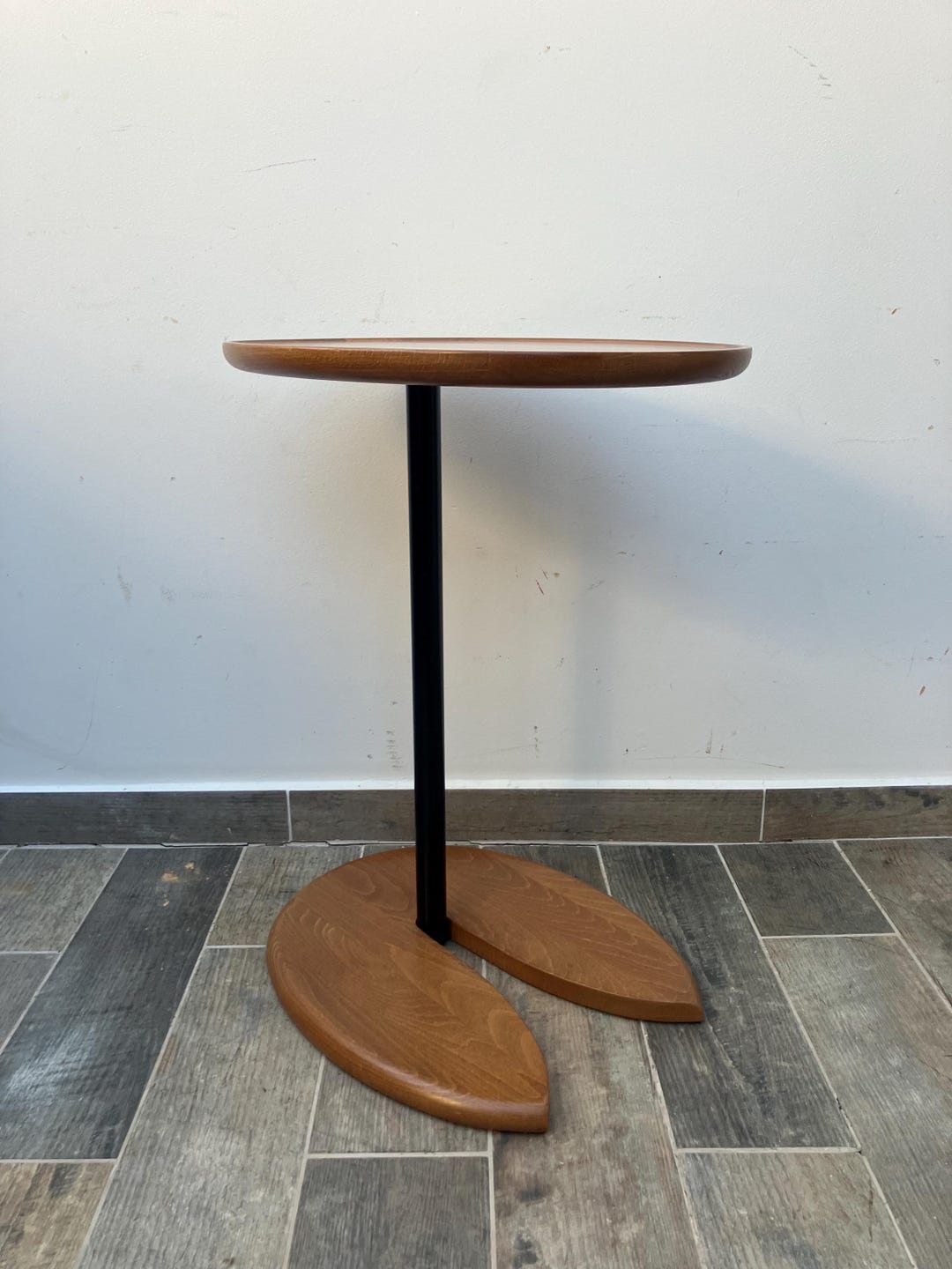 Ekornes Stressless Ellipse Side Table Mid Century Retro - Etsy