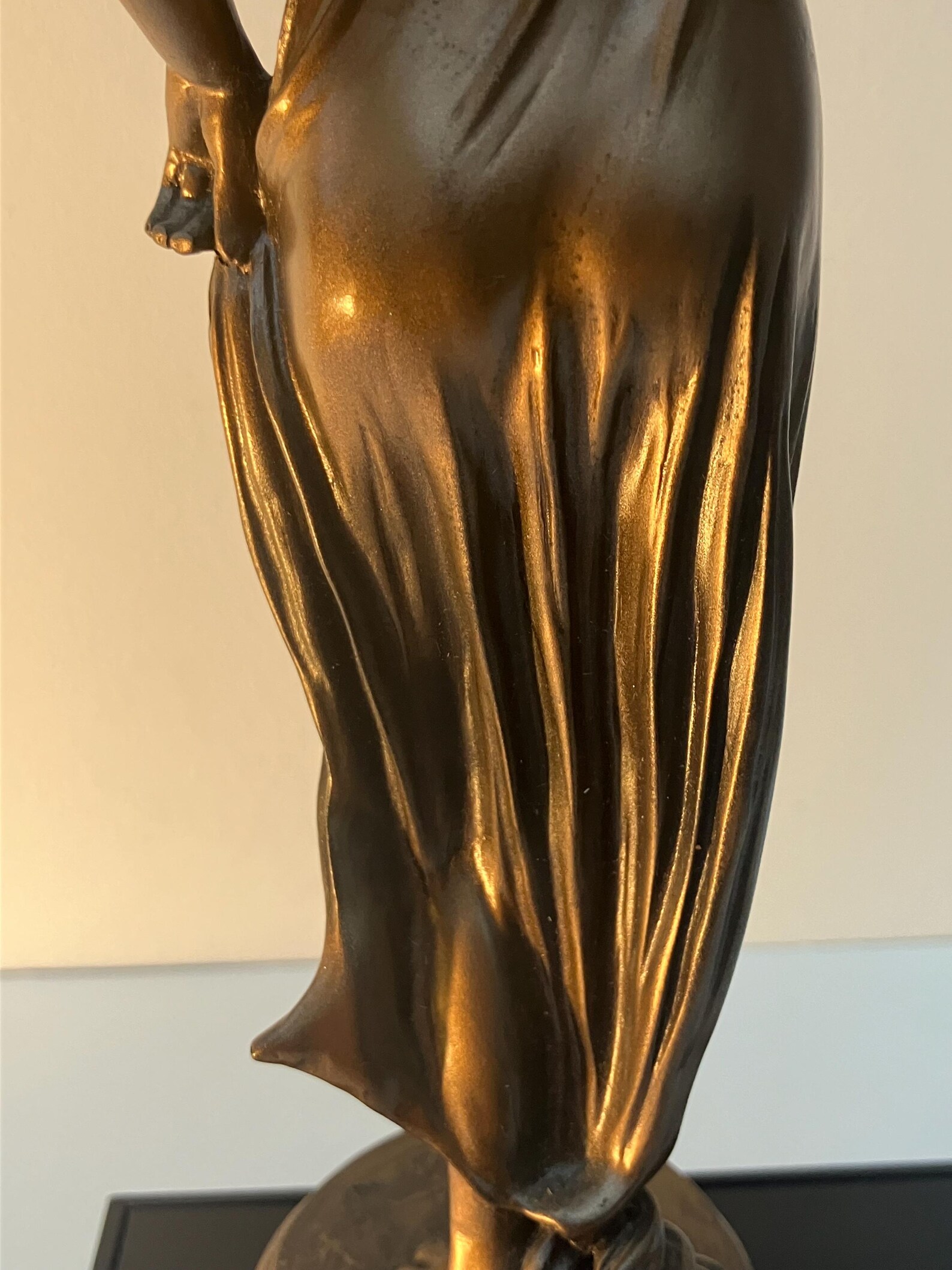 Art Nouveau Deco Sculpture Signed J Tupton not Bronze - Etsy UK