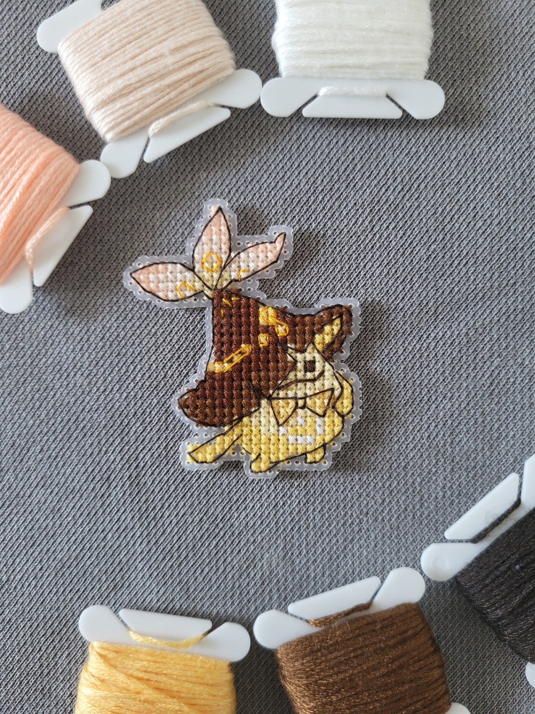 Two Aranaras Genshin Impact PDF Pattern Cross Stitch DMC - Etsy