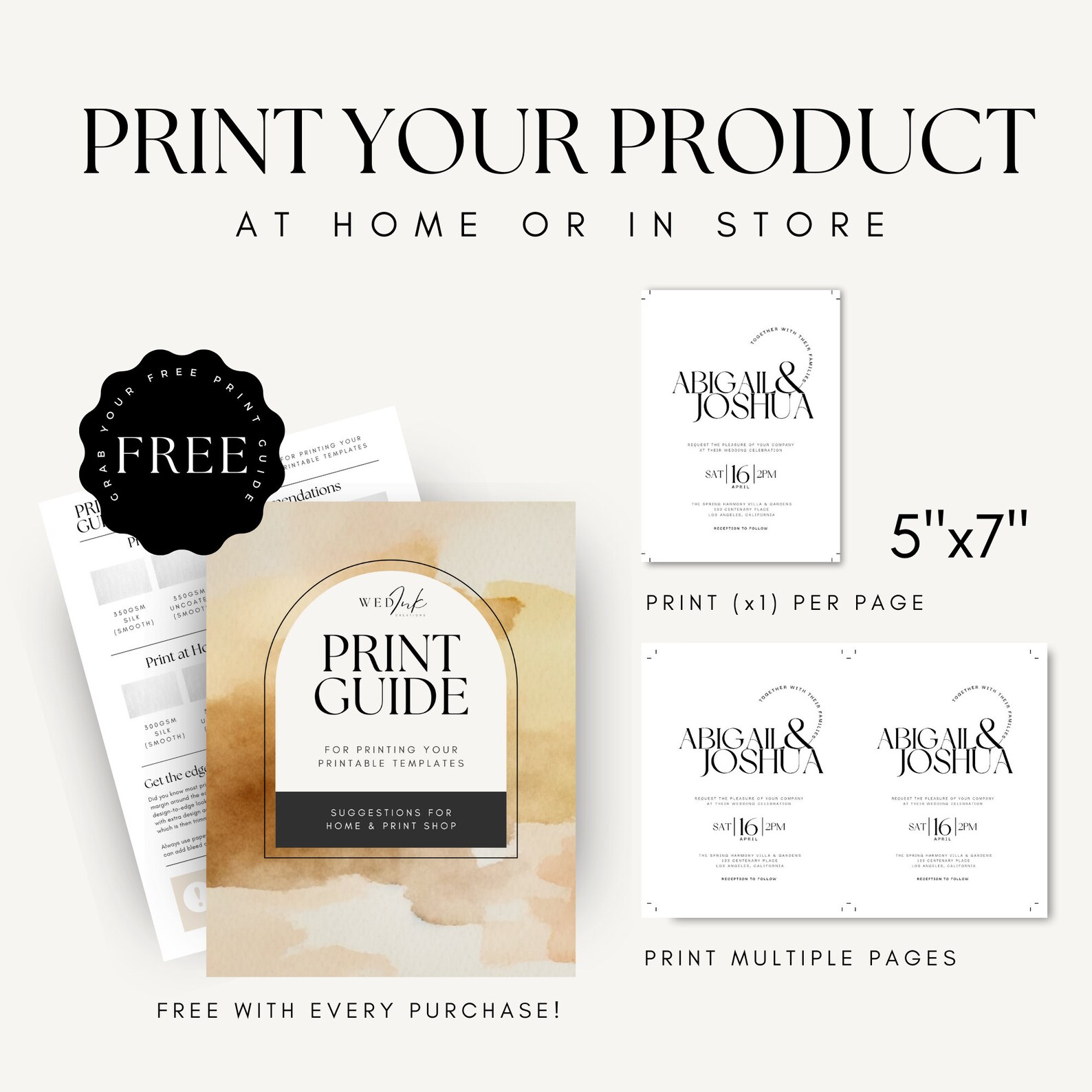 Minimalist Wishing Well Card, Modern Wedding Wishing Well Card ...