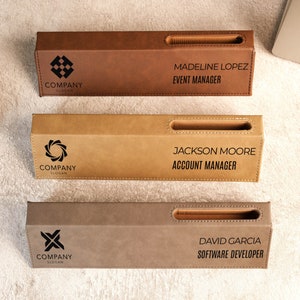 Personalized Desk Wedge, Company Logo Engraved Desk Plate, Office Gift ...