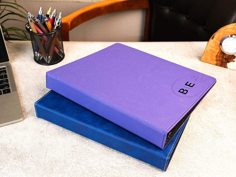 Personalized Binder, Leather Binder, Wedding Planner, Engraved Binder ...