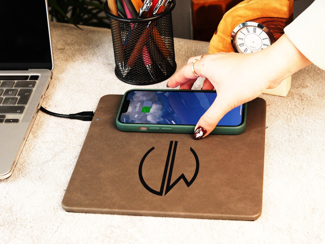 Personalized Wireless Charger Pad, Customized Charger Mousepad ...