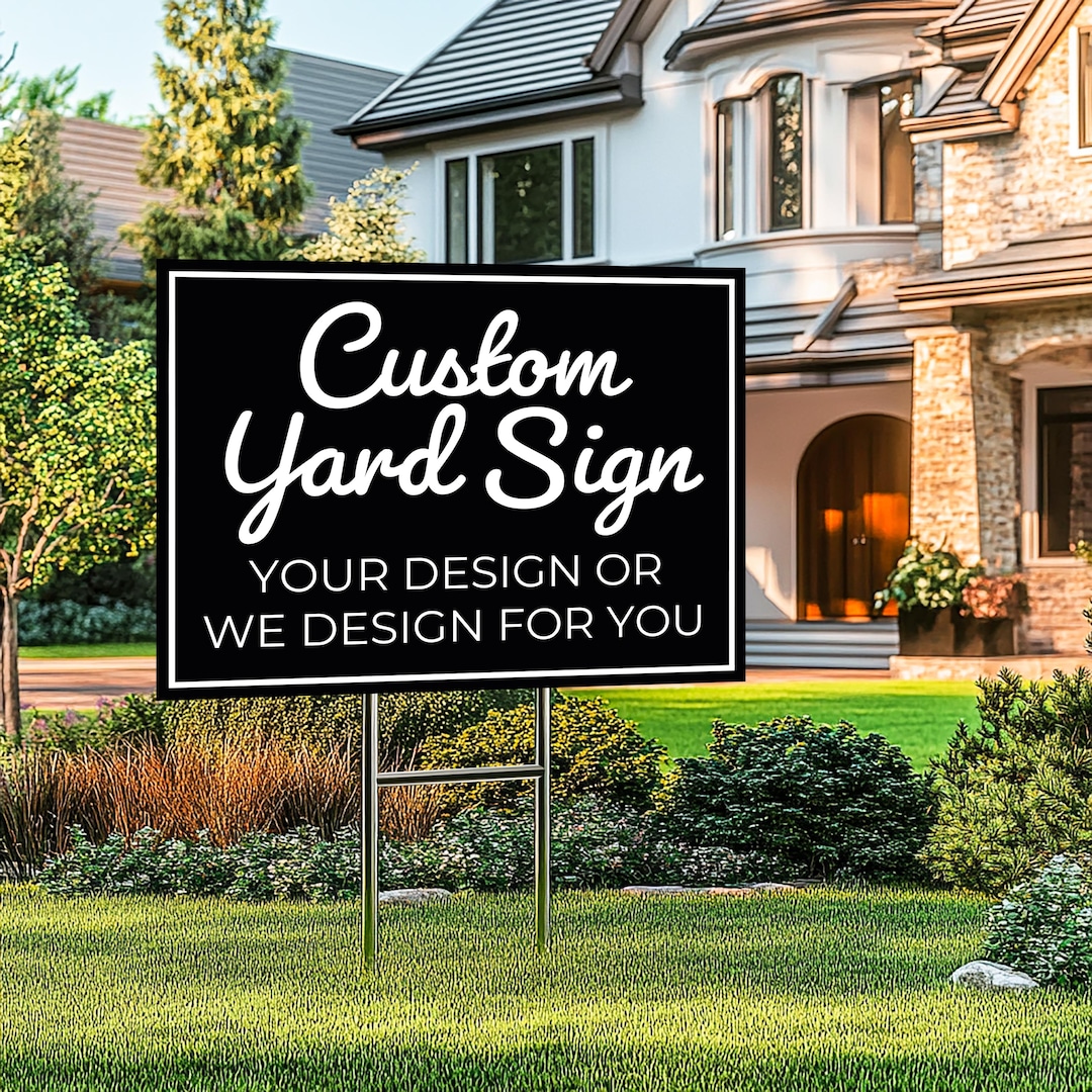Custom Yard Sign, Personalized Yard Sign, Garden Gift, Outdoor Decor ...