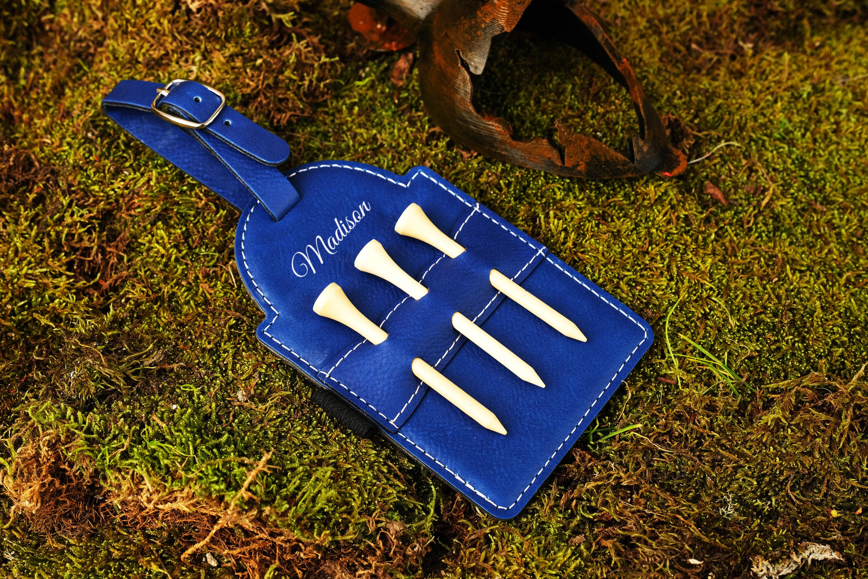 Personalized Golf Bag Tag, Golf Bag Accessory, Custom Leather Golf Gear ...