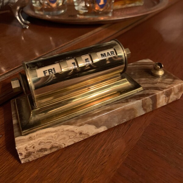 Brass Perpetual Calendar - Etsy