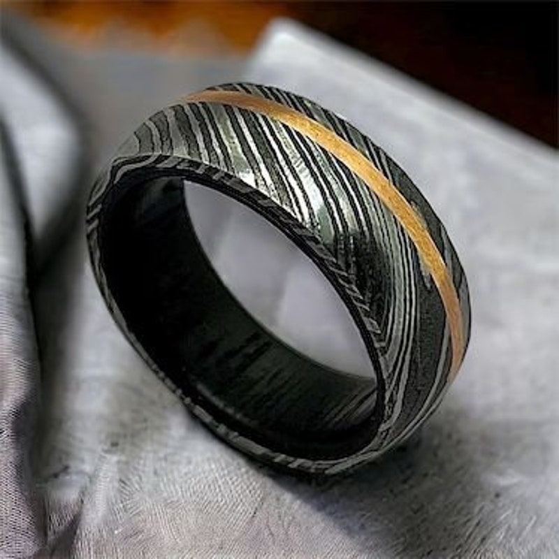 Damascus Ring - Etsy