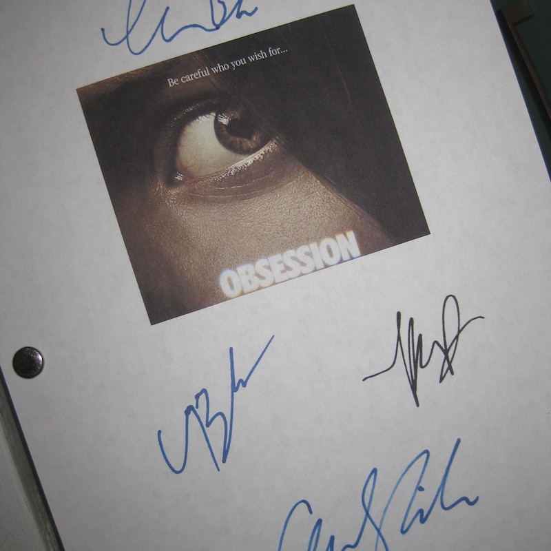 Movie Script Signed Reprint - Etsy