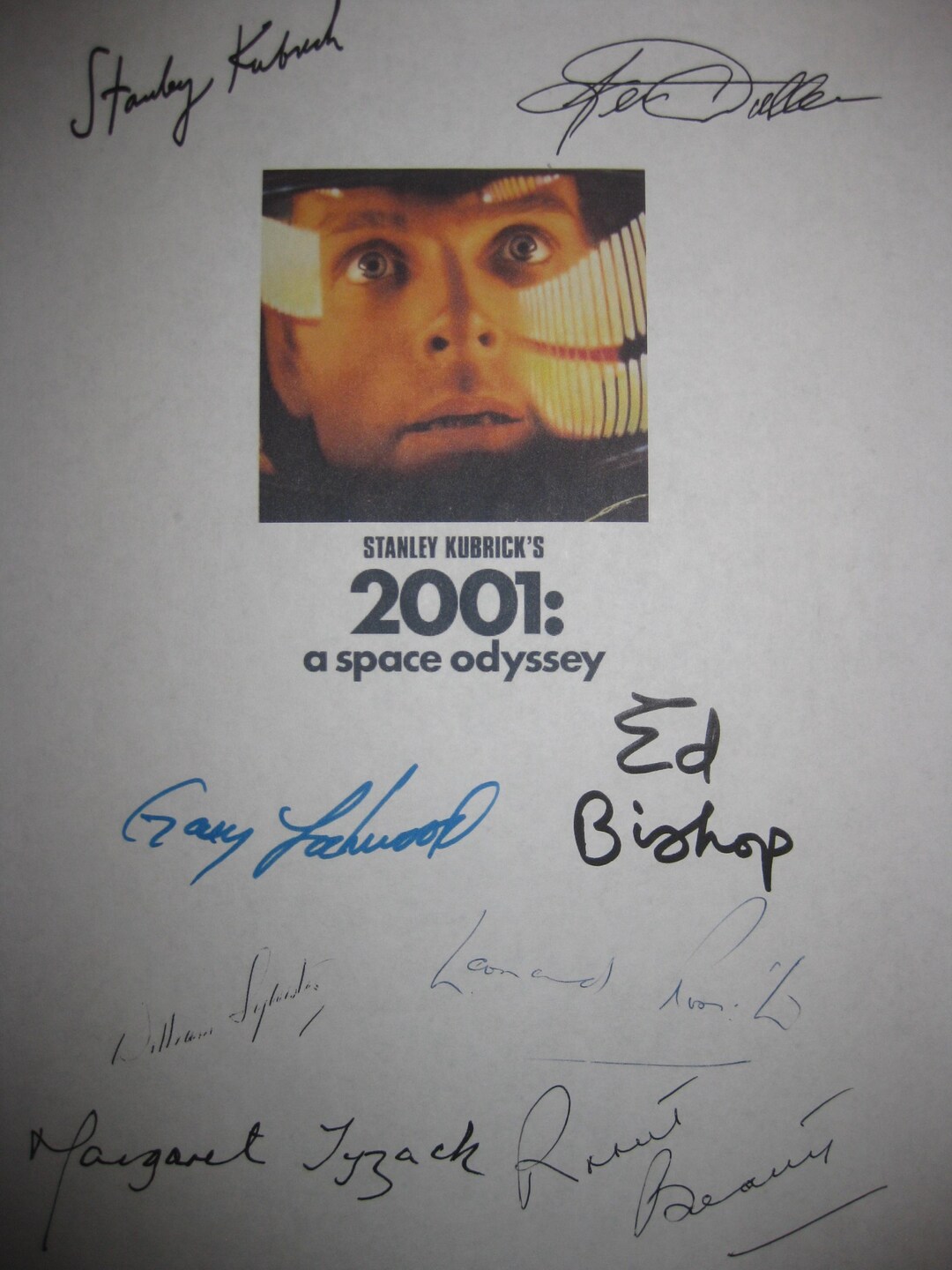 2001 A Space Odyssey Signed Film Movie Script Screenplay X8 Autograph ...