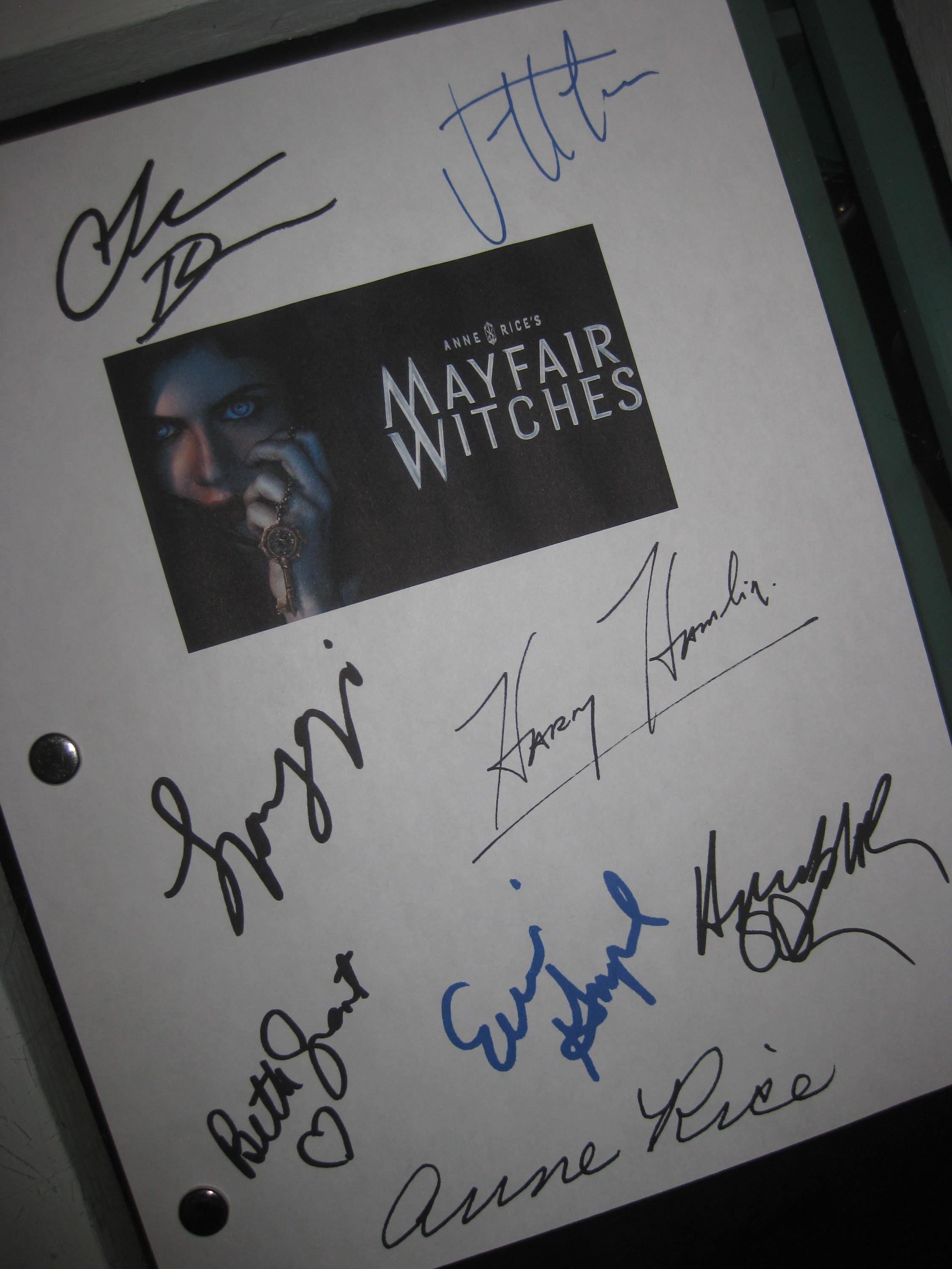Mayfair Witches Signed TV Pilot Script Screenplay X8 Autographs Anne ...