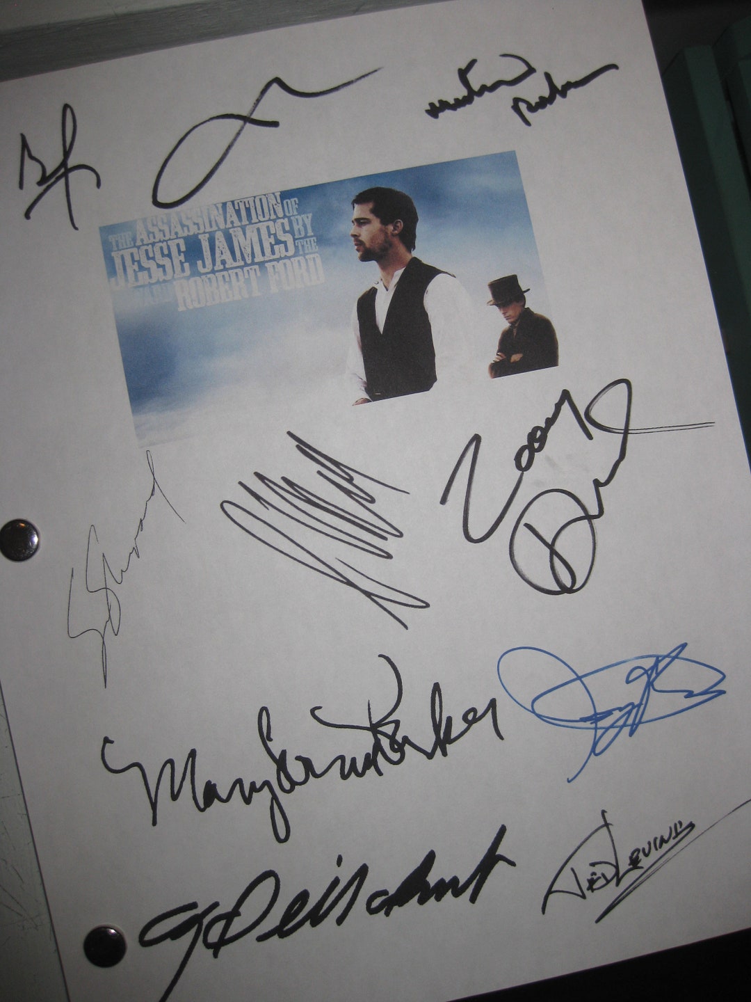 The Assassination of Jesse James by the Coward Robert Ford Signed Film ...