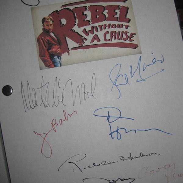 James Dean Autograph - Etsy