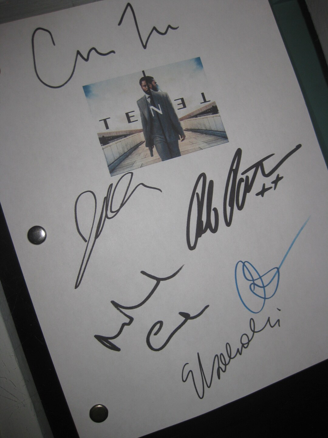 Tenet Signed Film Movie Screenplay Script Autographs X6 Christopher ...