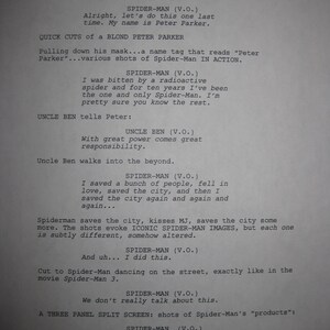 Spider-man Into the Spider-verse Signed Movie Film Script Screenplay ...
