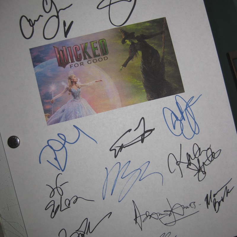 Wicked for Good Movie Script - Etsy Canada