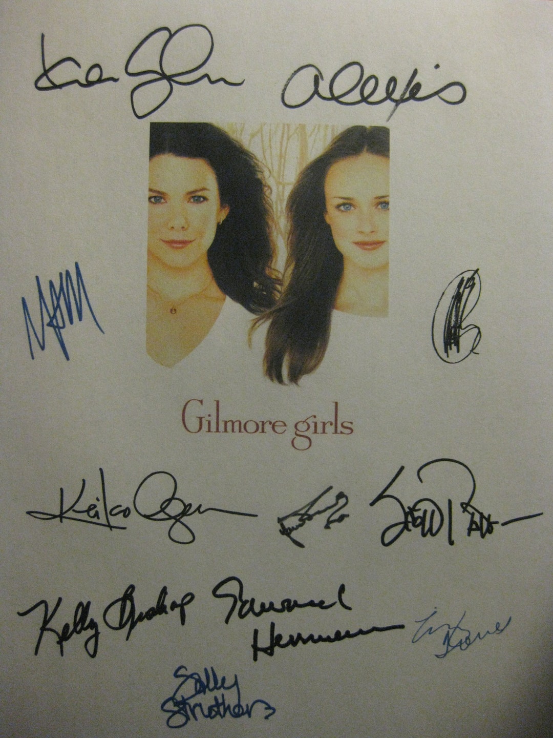 The Gilmore Girls Signed TV Finale Bon Voyage Screenplay Script X11 ...