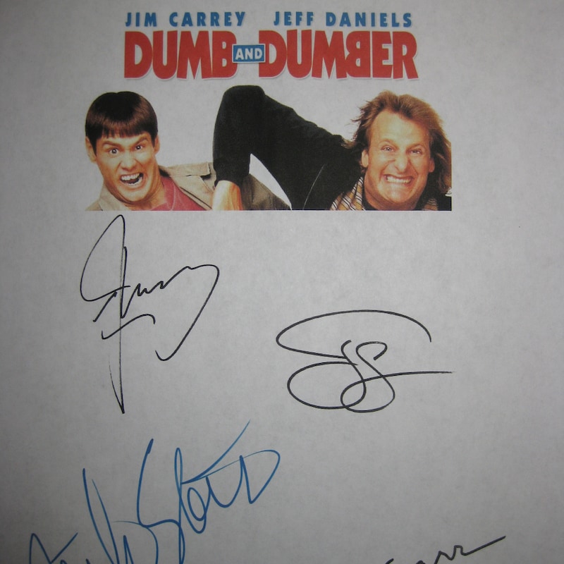 Jim Carrey Signed Autograph - Etsy