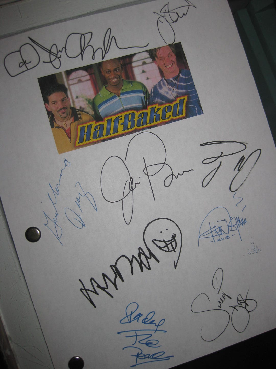 Half Baked Signed Movie Film Script Screenplay X9 Autograph Dave ...