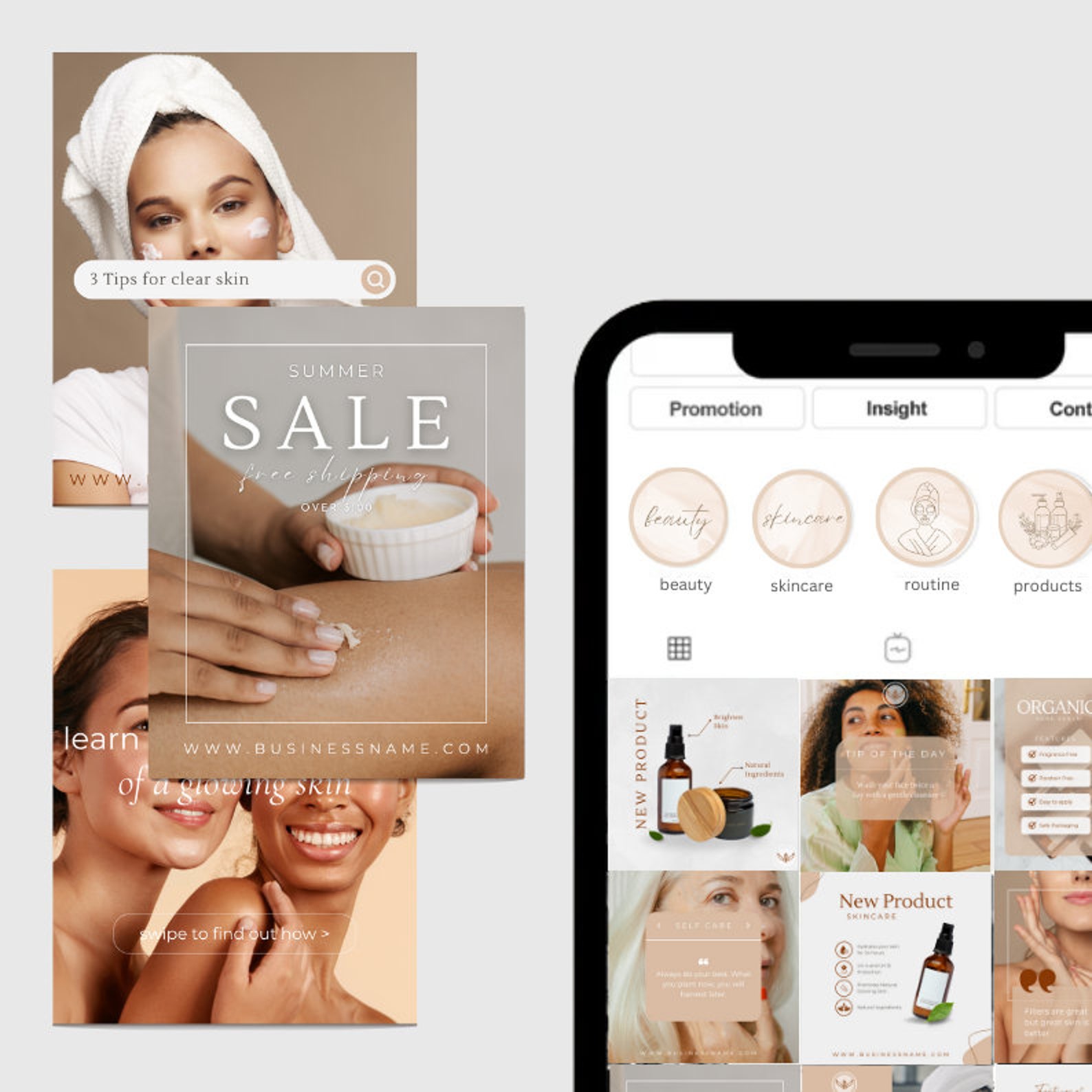 85 Esthetician Social Media Templates | Canva Template for Esthetician ...