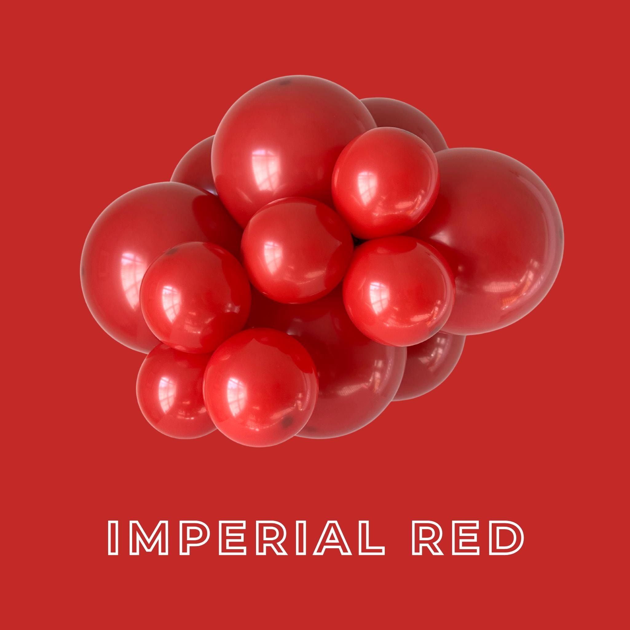 Imperial Red Latex Balloons - Tuftex Sempertex Kalisan Premium Latex ...