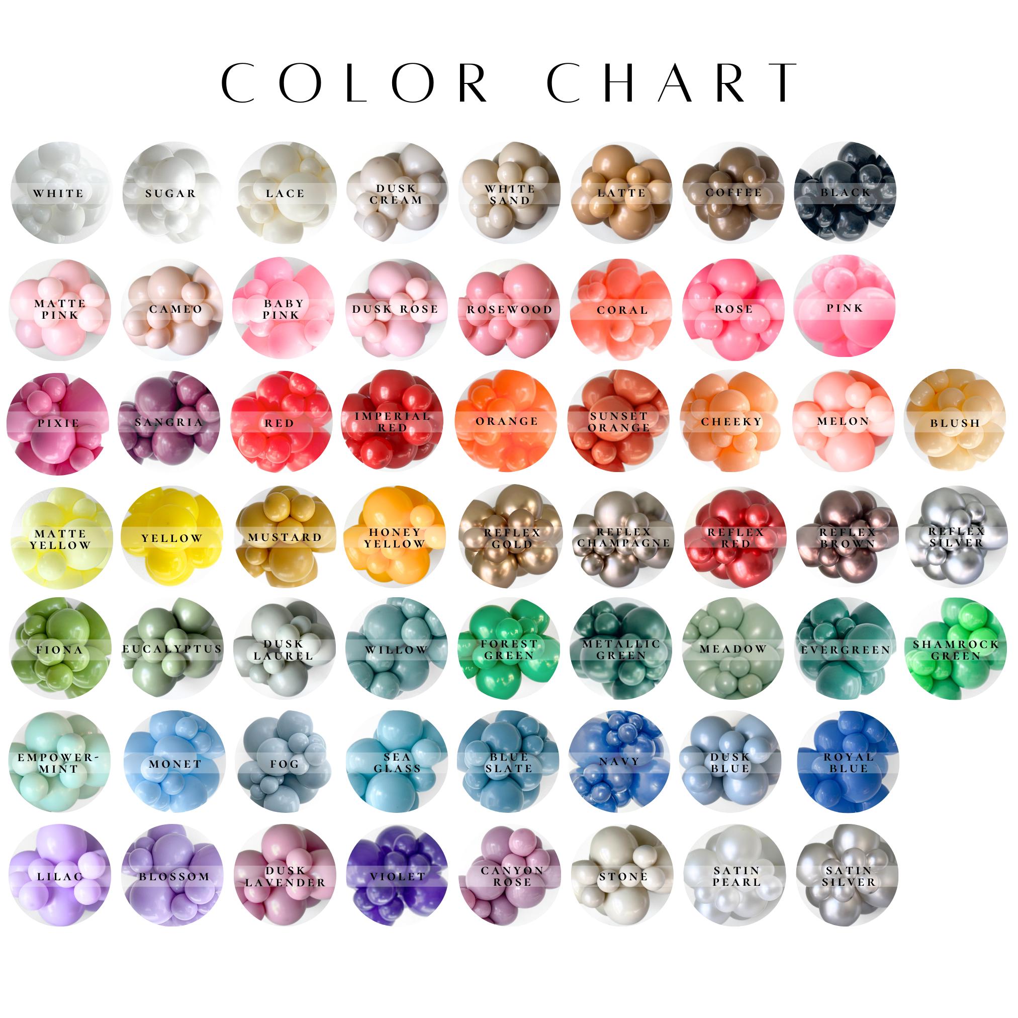 Individual Balloon Colors | Choose Your Own Colors | Balloon Arch ...