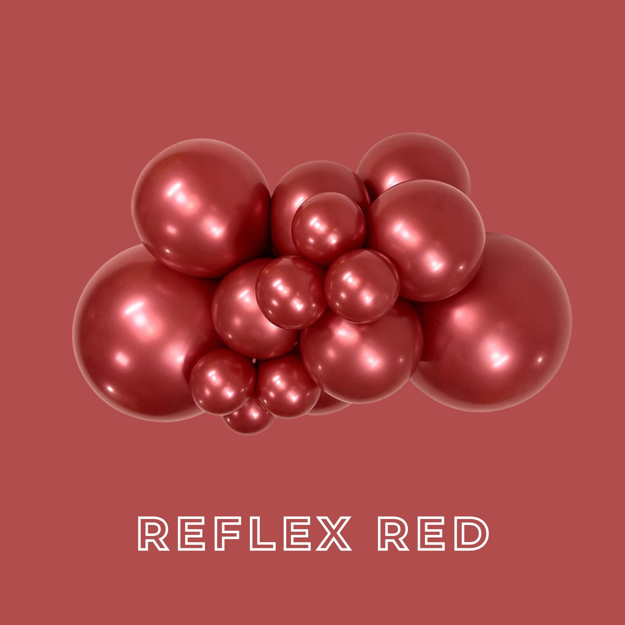 Reflex Red Latex Balloons - Tuftex Sempertex Kalisan Premium Latex ...