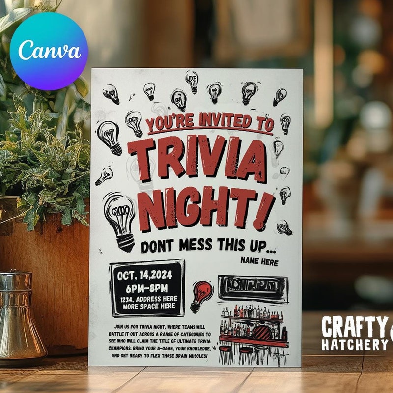 Trivia Night Decor - Etsy