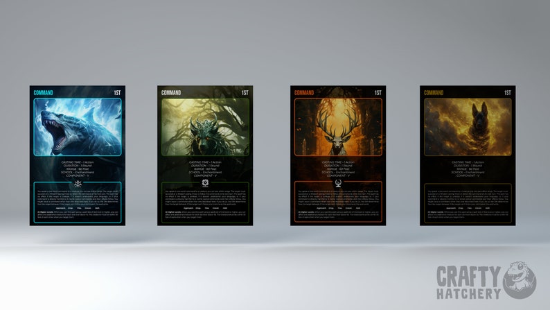 Easy Customizable Playing Card Design, MTG, Dnd - Etsy