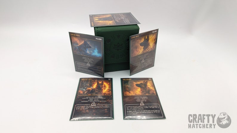 Dnd Player Cards Design Template - Easy Customizable Spell Cards - Etsy