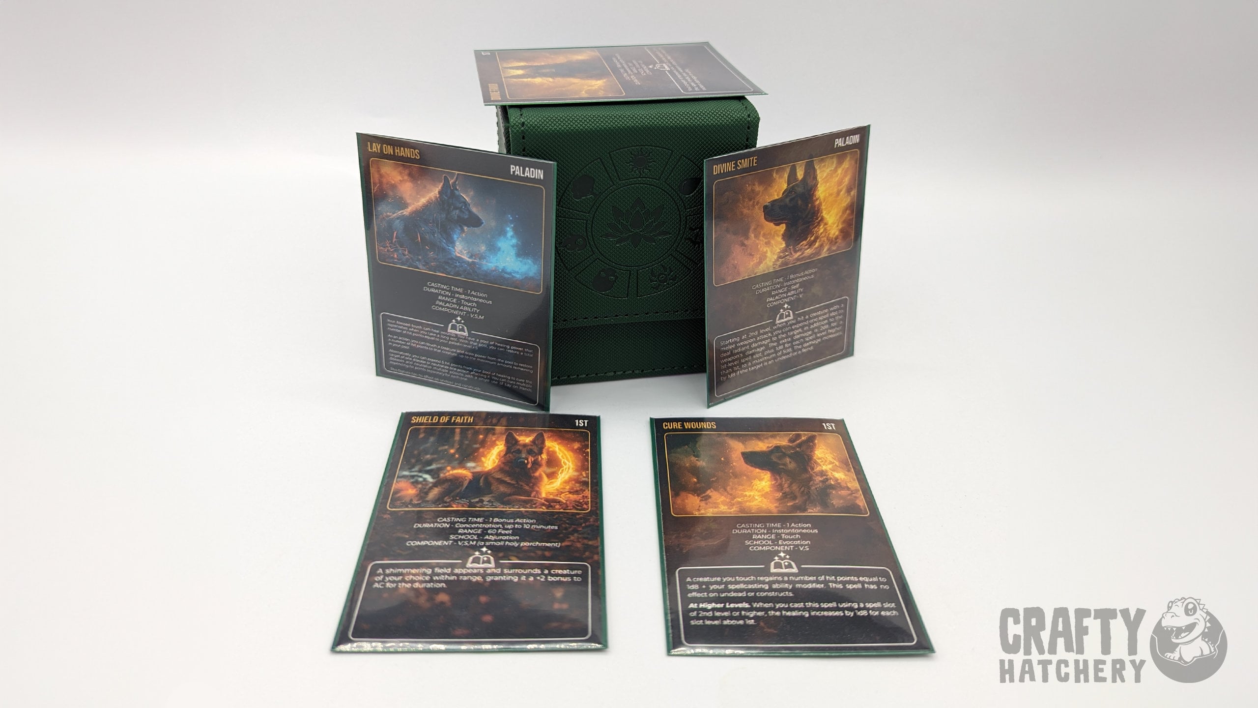 Dnd Player Cards Design Template - Easy Customizable Spell Cards - Etsy