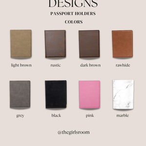 Classic Leather Engraved Passport Holder | the Basic Necessity for ...
