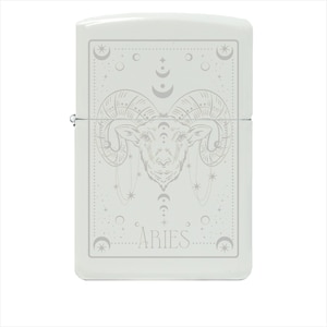 Custom Laser Engraved Zodiac Lighter Horoscope Tarot Card Star Sign ...