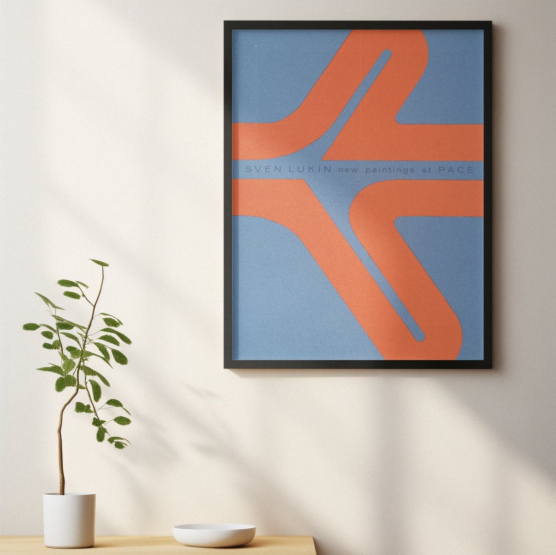 Sven Lukin Poster (1964) DIGITAL | Vintage Poster | Bedroom Art | Art ...