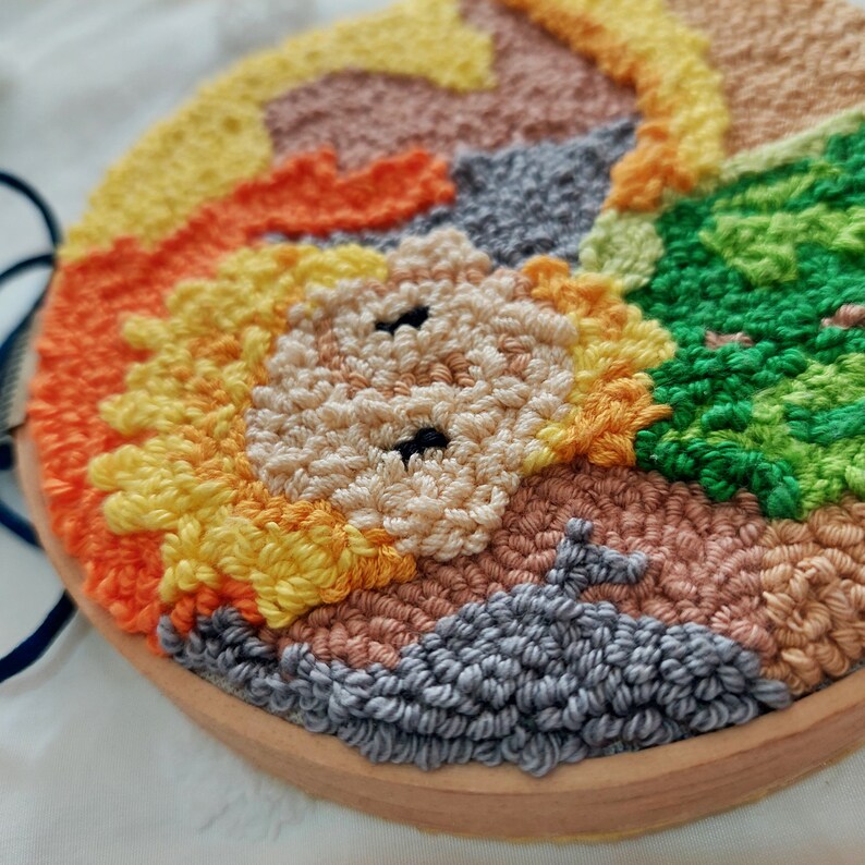 Frame From the Little Prince. Decorative Punch Needle Frame/pendant of ...