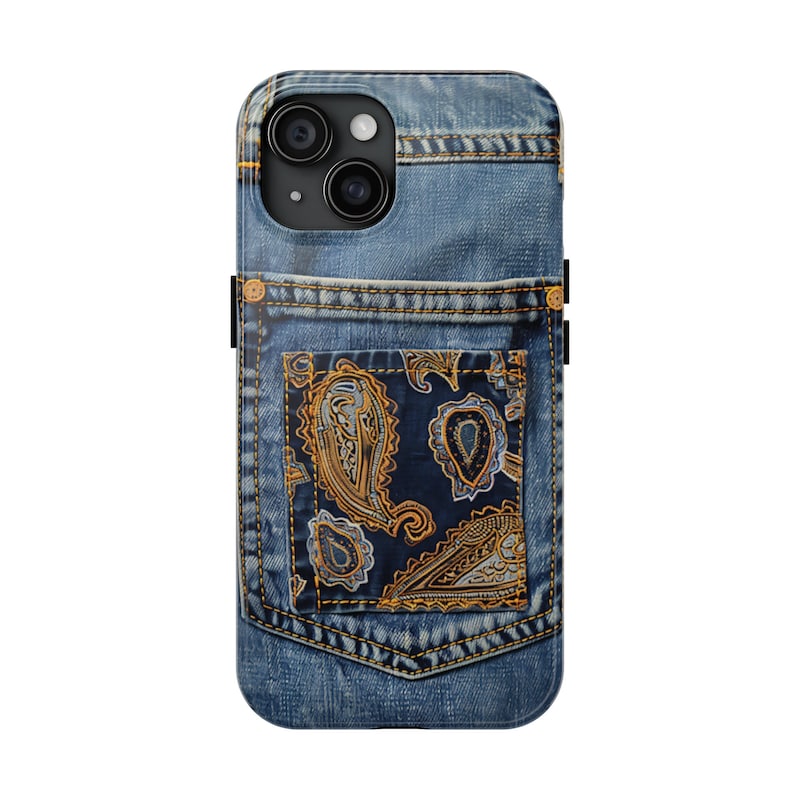 Denim Phone Case - Etsy