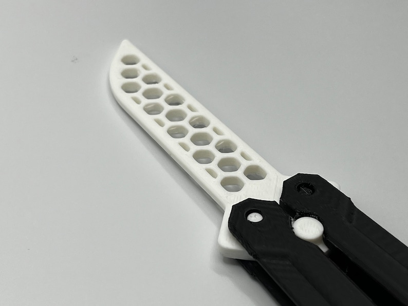 Balisong/butterfly Knife, the Hexa Blade 3D Printed Trainer - Etsy