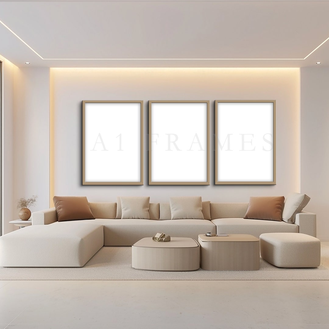 A1 Frame Mockup Color Customizable Vertical Wood Picture Frame Mockup ...