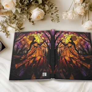 Black African Princess & Queen Stained Glass Fairy Tale Journal ...