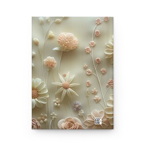 Personalized Floral Hardcover Journal, Custom Diary, Unique Gift for ...