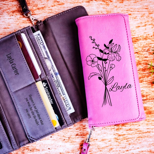Flower Wallet - Etsy