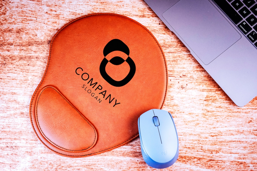 Custom Company Logo Engraved Mousepad, Corporate Gift, Business Gift ...